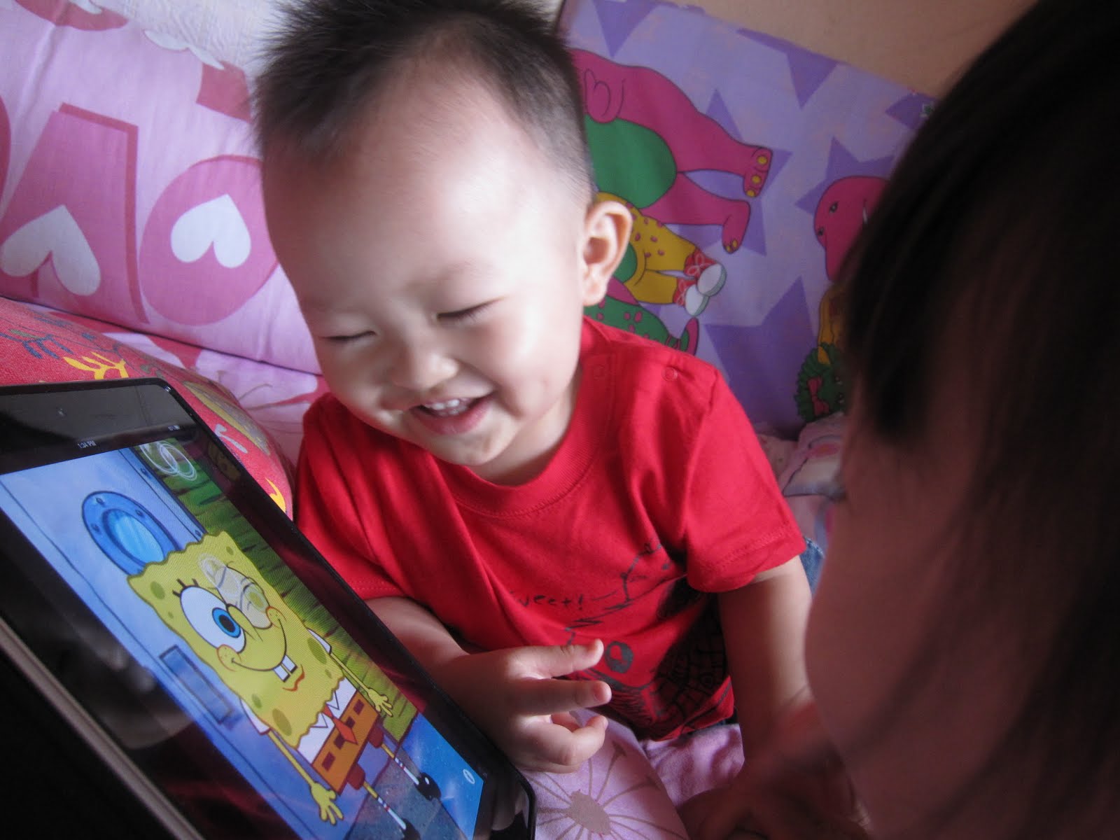 Juz Us: The little cheeky one...@16mth old