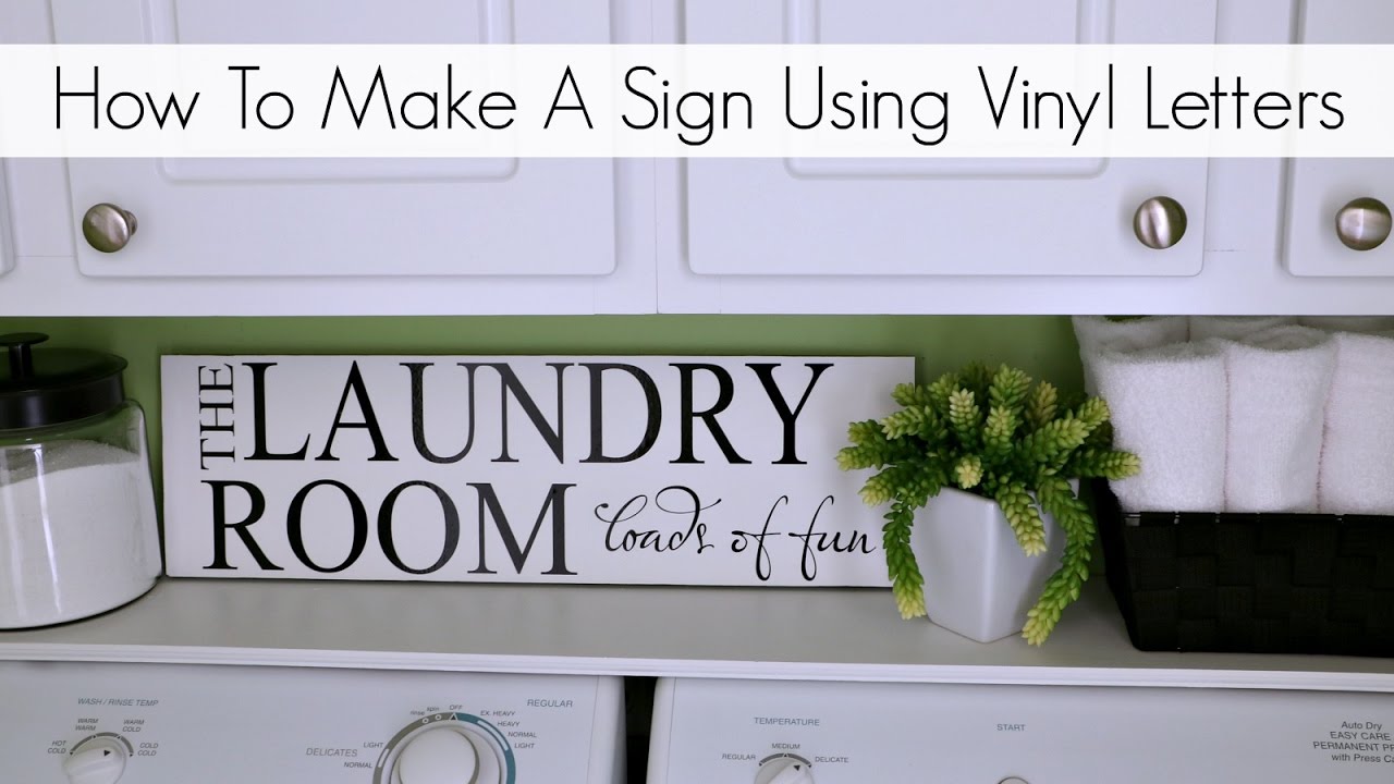 How To Make Vinyl Letters ~ Thankyou Letter