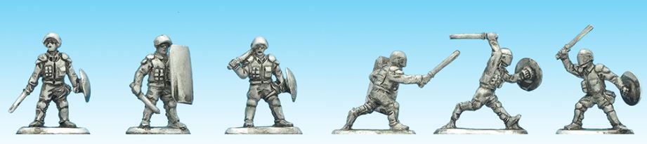 Wargame News and Terrain: Gladiator Miniatures: New 15mm Riot Police ...