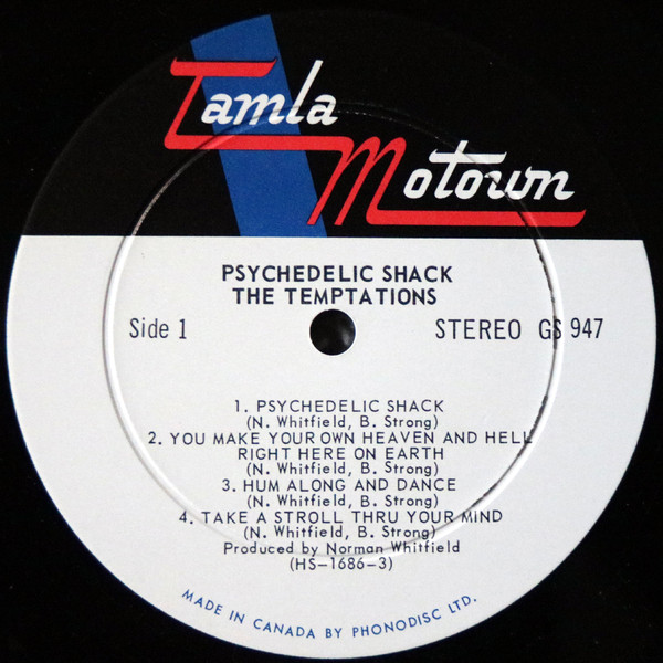 johnkatsmc5: Temptations"Psychedelic Shack" 1970 US Psych Soul (The 40 ...