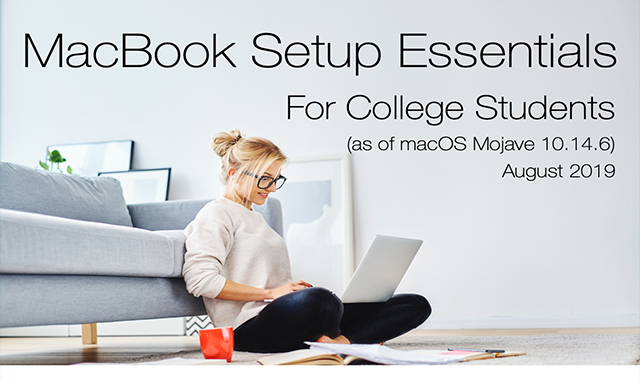 Mac-book Setup Essentials for College Students #infographic - Visualistan