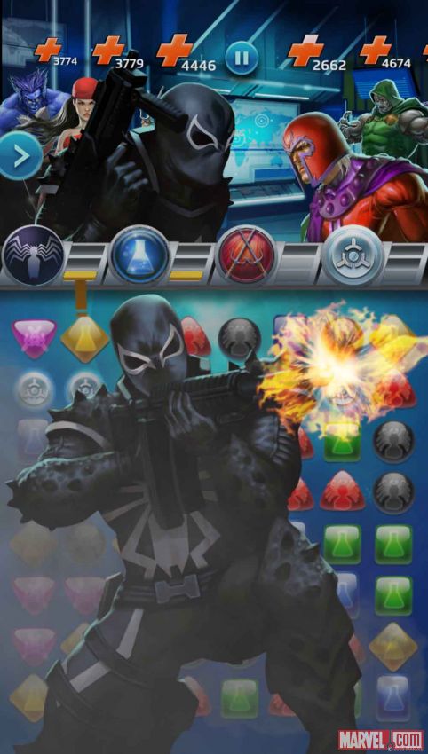 The Venom Site: agent venom is coming to puzzle quest