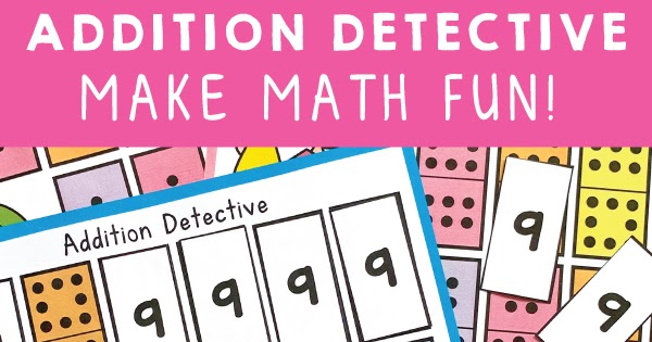 Addition Math Center - Addition Detective | From the Pond