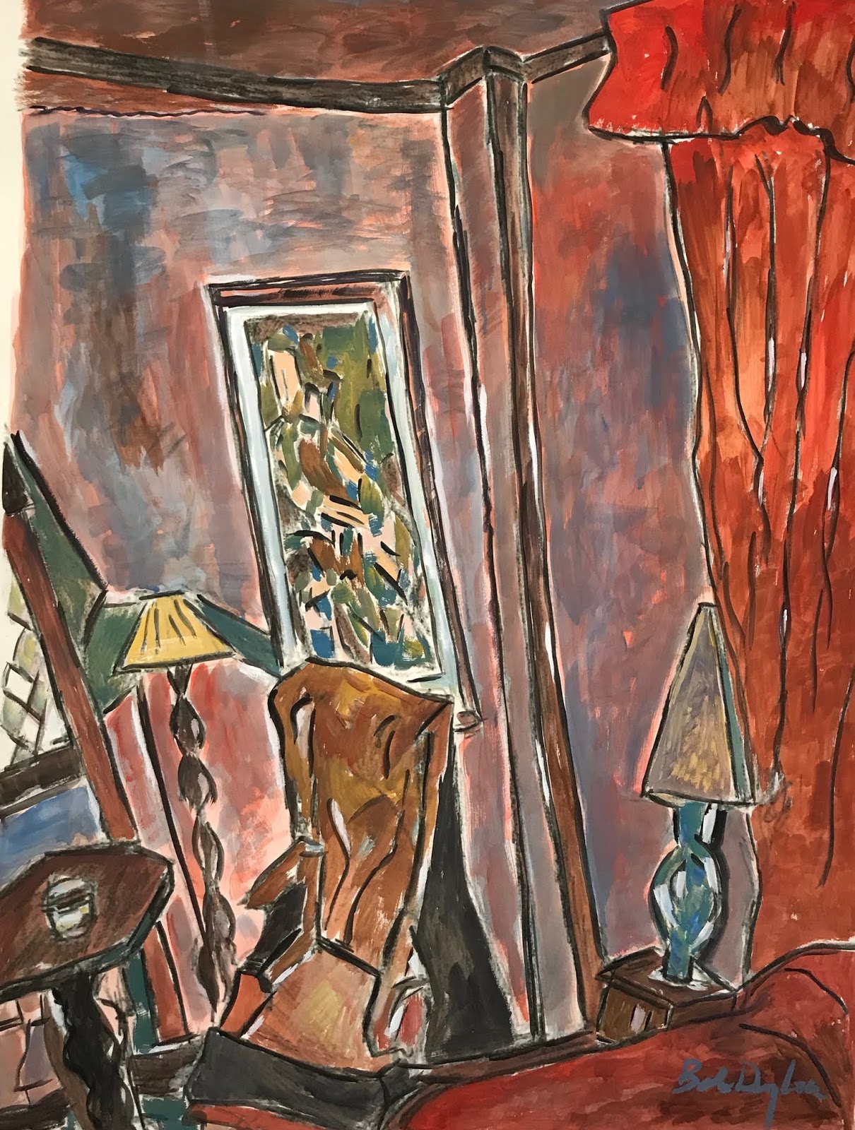 DriveByCuriosity: Contemporary Art: Bob Dylan`s Paintings @ Halcyon ...