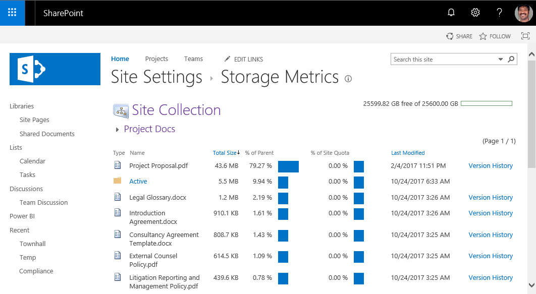 SharePoint Online: Find All Large Files using PowerShell - SharePoint Diary