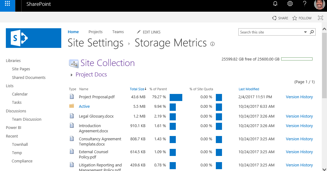 Sharepoint Online Find All Large Files Using Powershell Sharepoint Diary