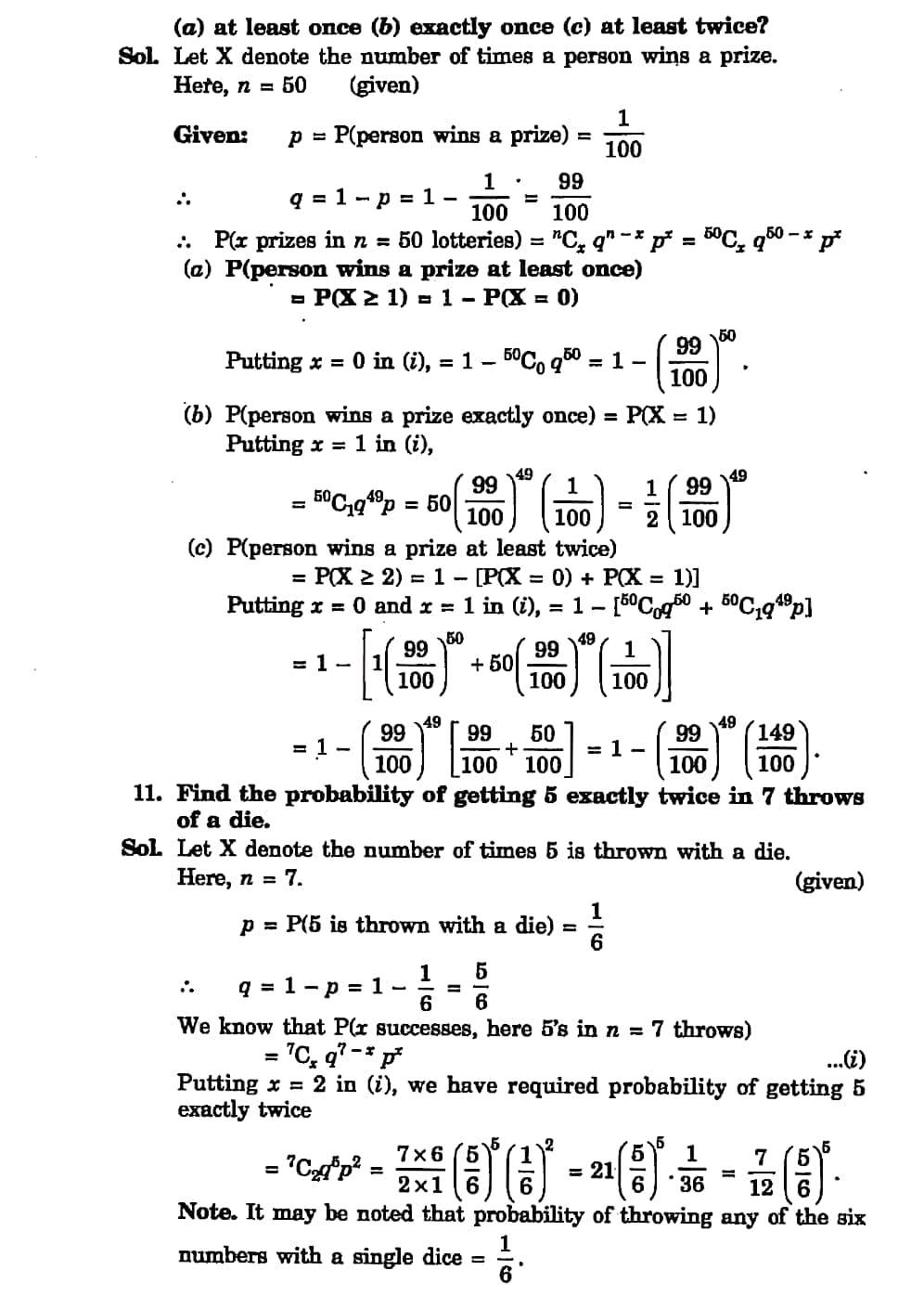 Probability class 12 math - Studypur