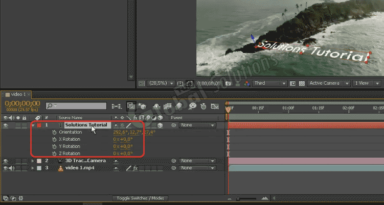 Cara 3D Tracking Menggunakan Text di After Effects | TOP GLOBAL SOLUTIONS