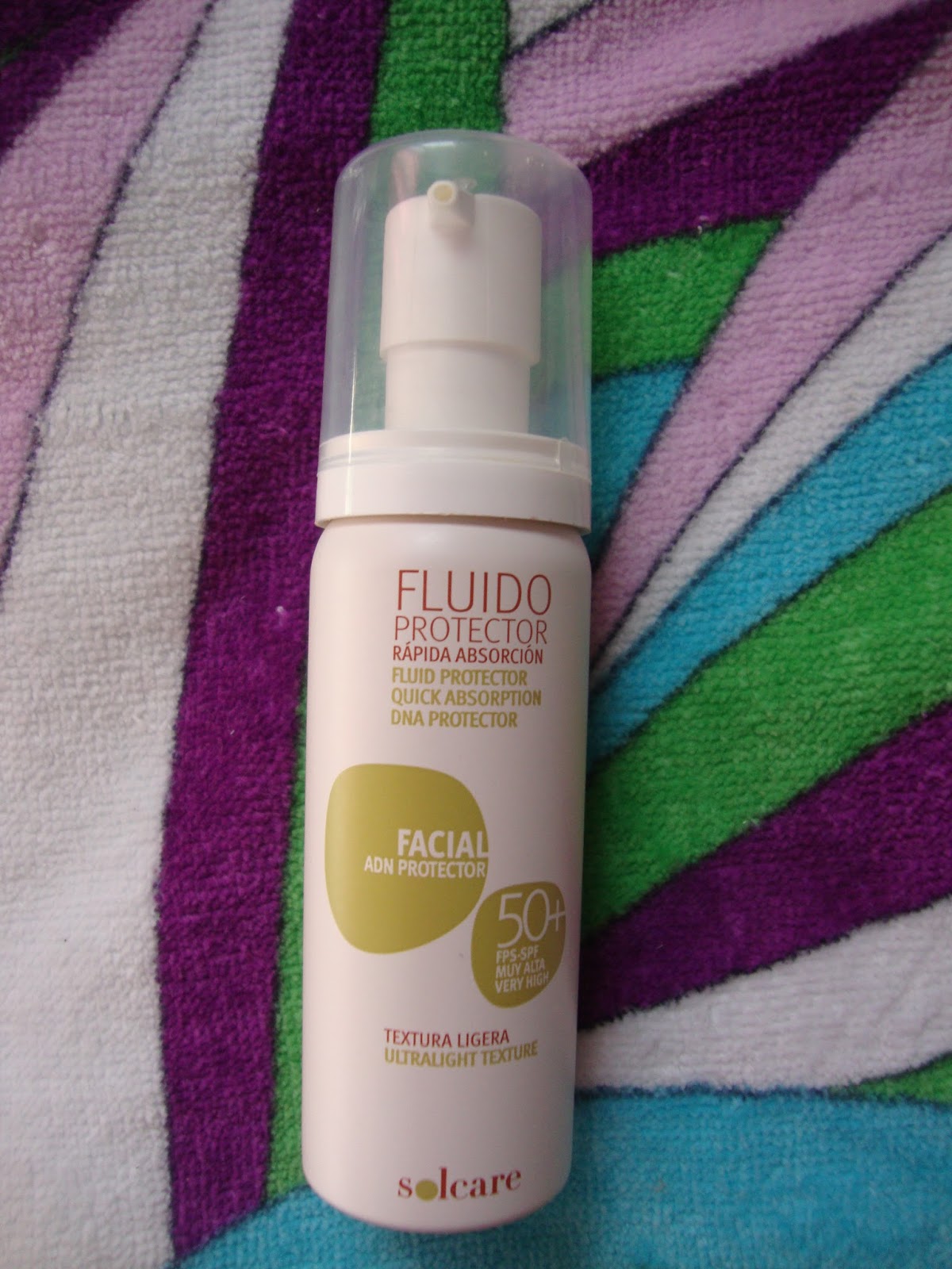 El Hada Azul: DELIPLUS - PROTECTOR SOLAR FACIAL FLUIDO SPF 50 + SOLCARE