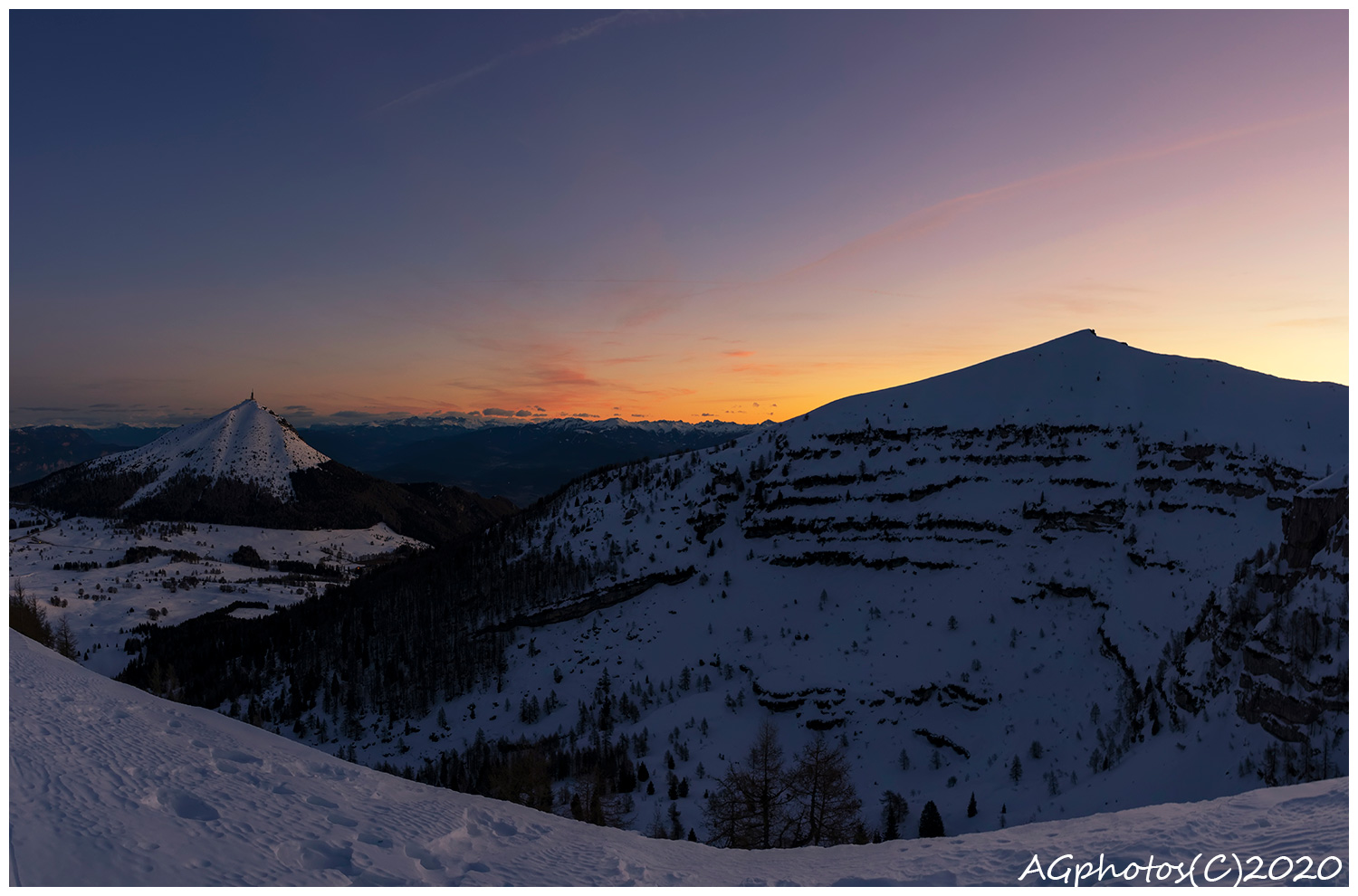 Mai Zeder: Tre cime del Bondone - Traversata