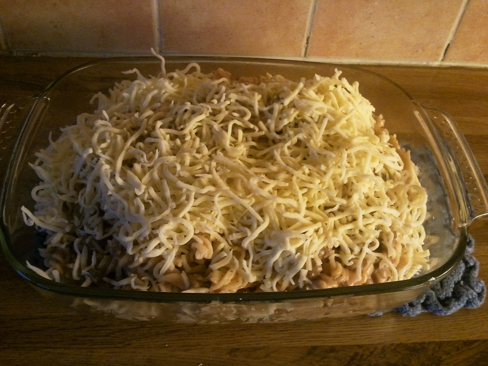 Frk Hege: Kjøttdeig og pasta i form