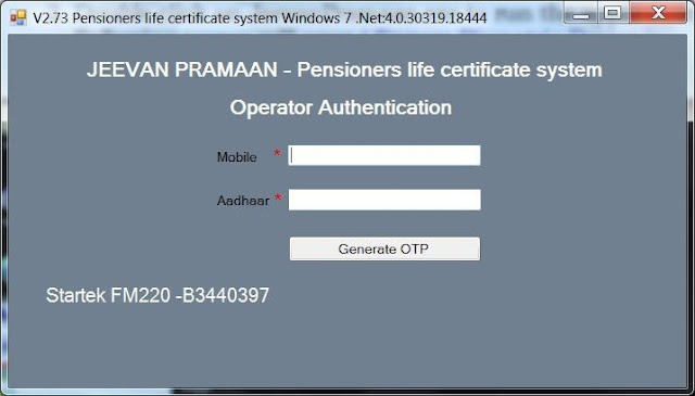 Procedure for Generating Jeevan Pramaan / Digital Life Certificate
