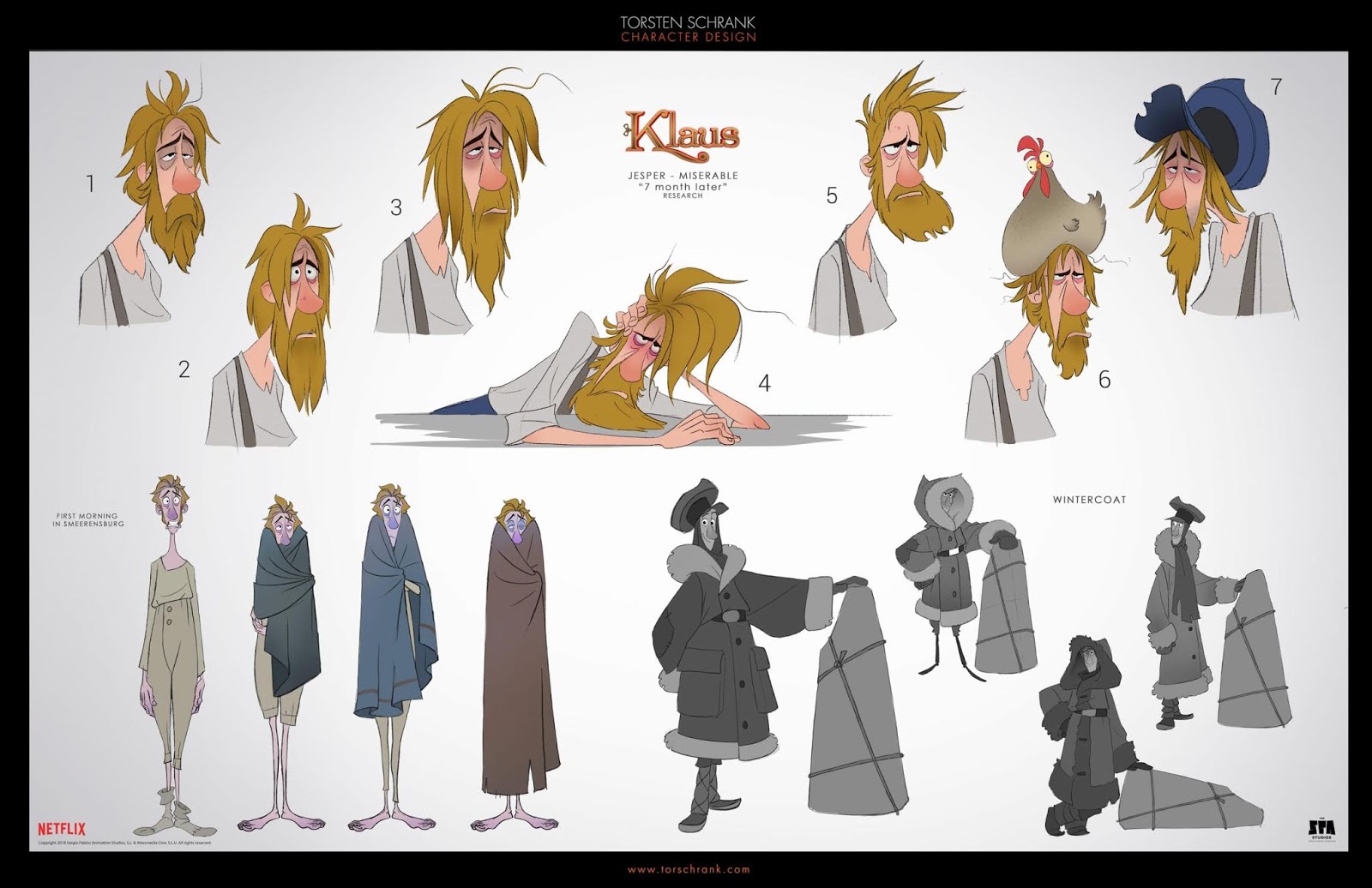 Character Design | Artist Interviews: Klaus: The Art of the Movie