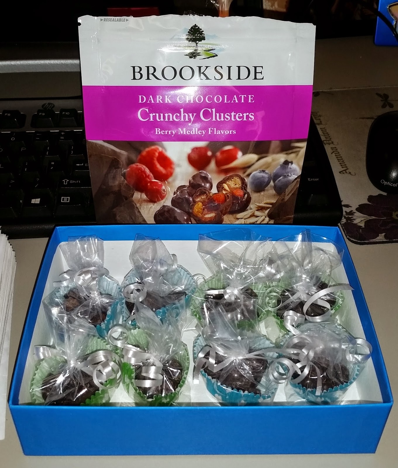 The Soap Lady: Review of BROOKSIDE Dark Chocolate Crunchy Clusters.