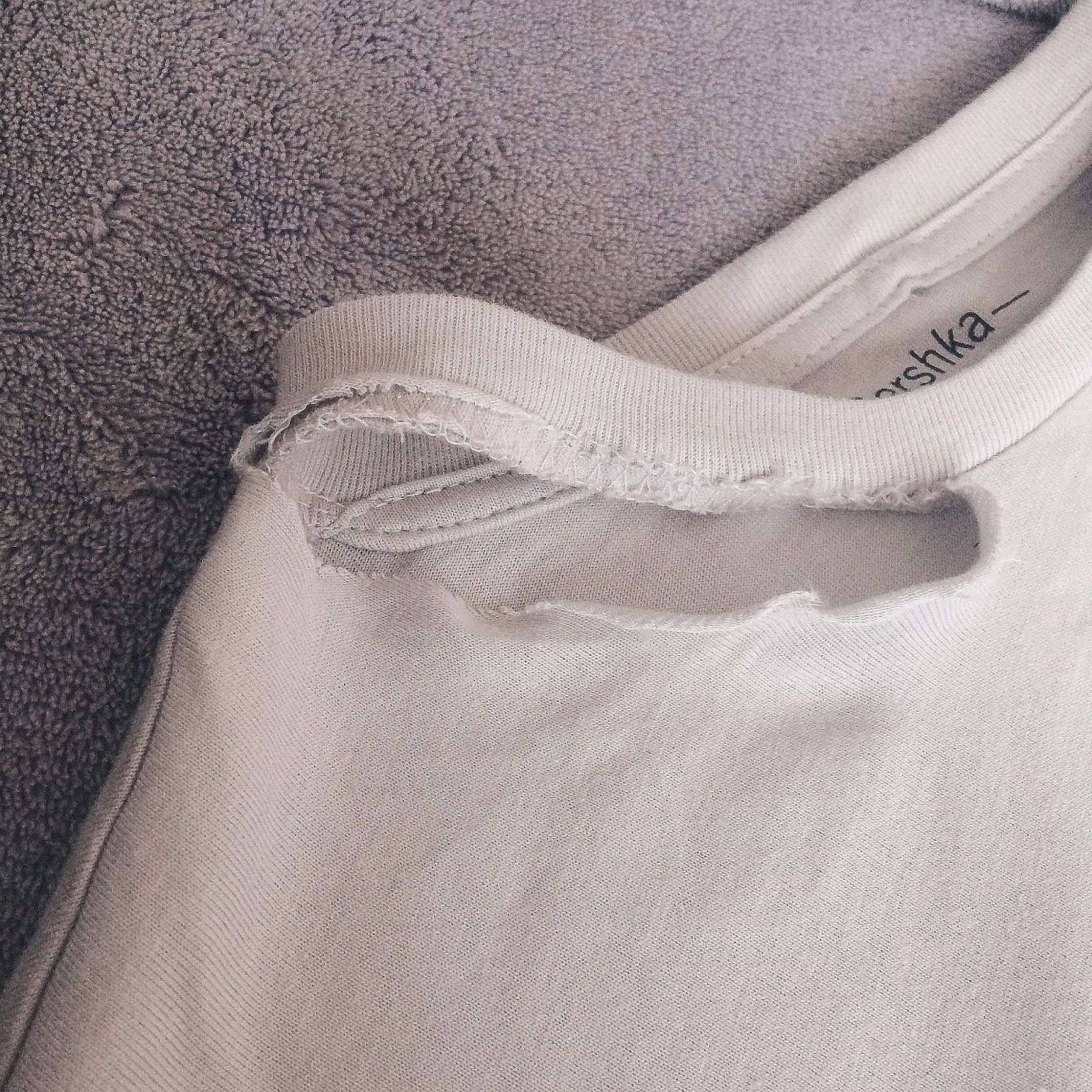 DIY // ripped t-shirt dress - Truwoman PINK