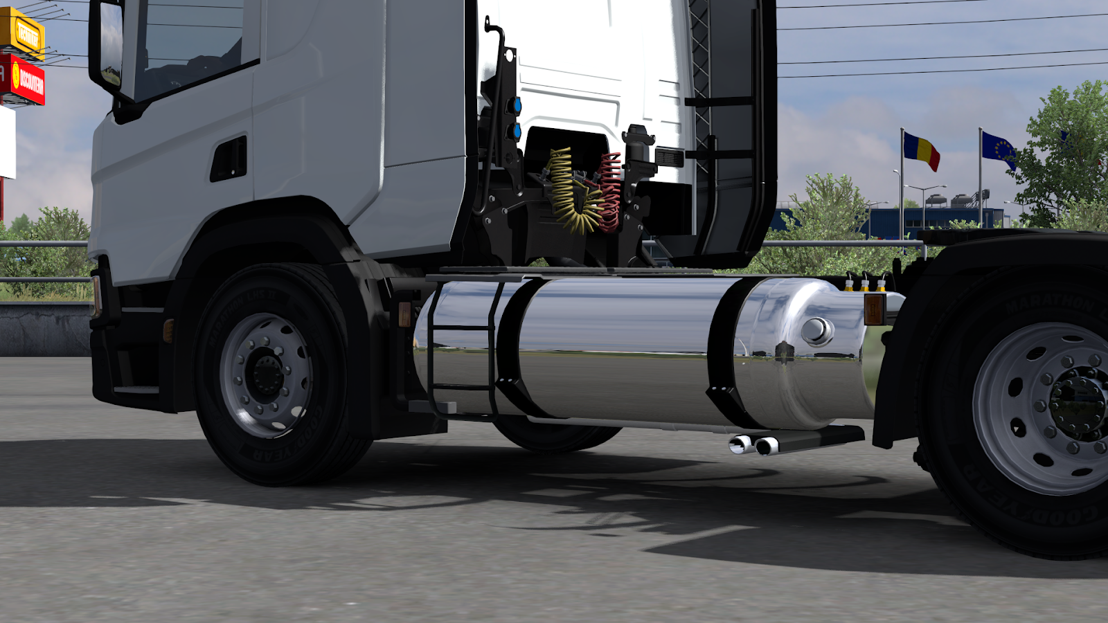 Liquified Natural Gas Tanks for Eugene's Scania NG - Euro Truck ...