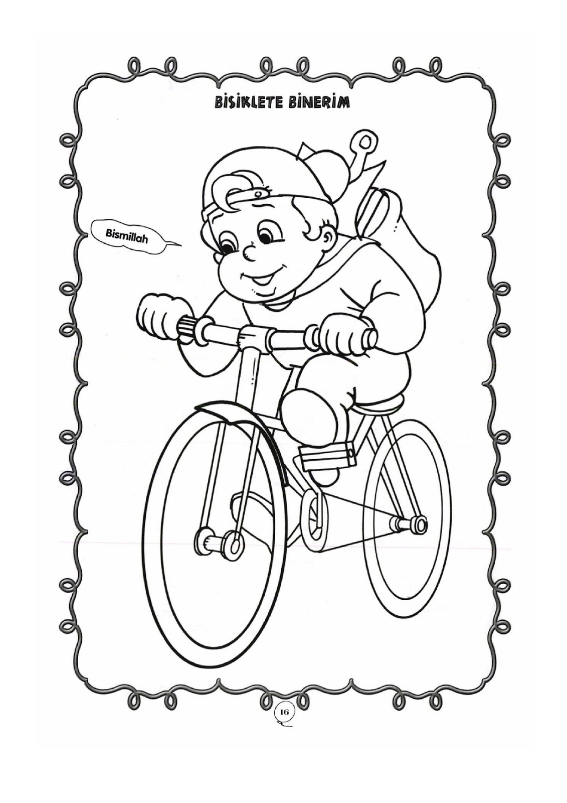 DinDersiOyun.com: Okul öncesi dini boyamalar