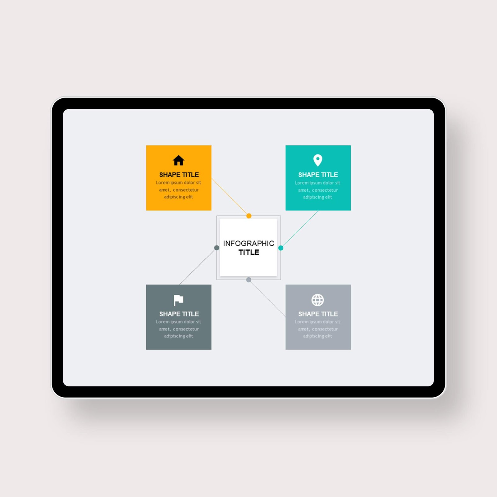 Square Organization PowerPoint Templates PowerPoint Free Square Organization PowerPoint Templates PowerPoint Free