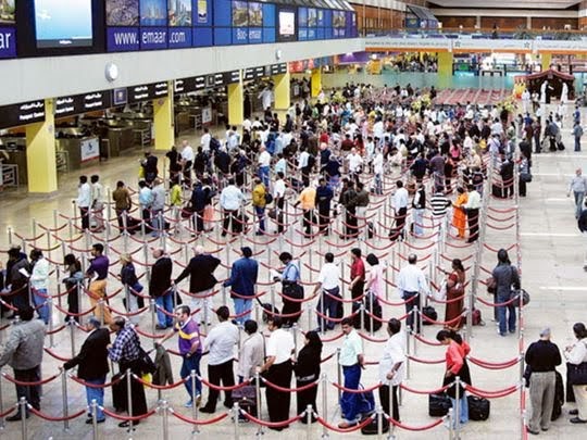 Crowd Control and Queue Management at Airports.