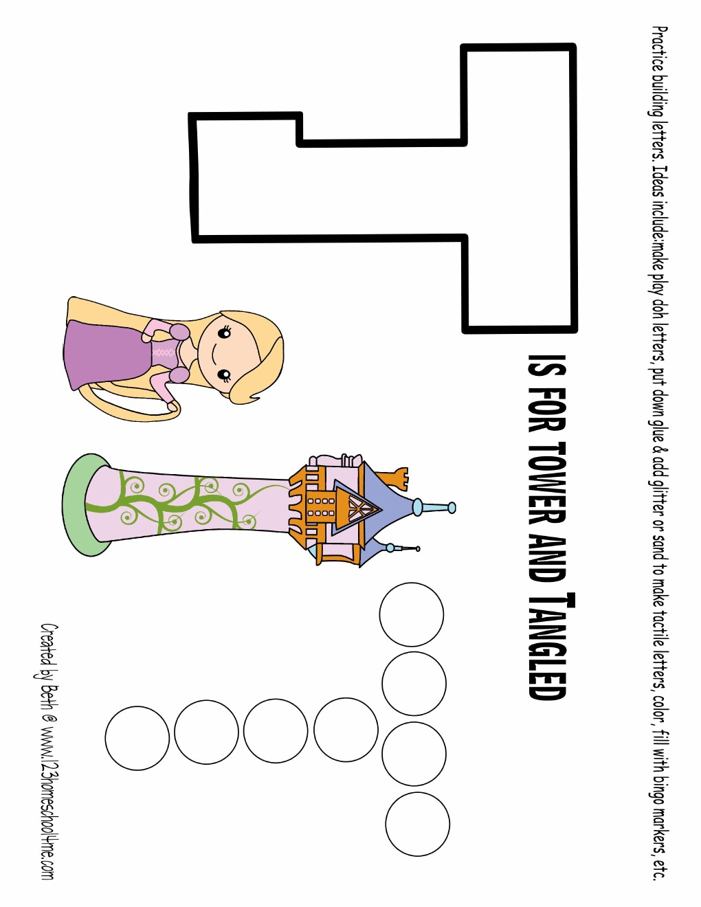 Rapunzel Pack Complete PDF For Kids