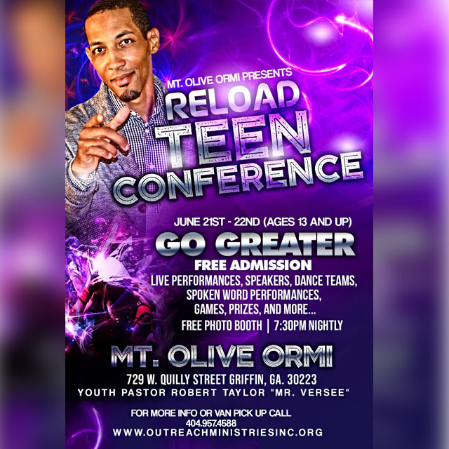 graphicwind | creative designs: Reload Teen Conference flyer designed ...