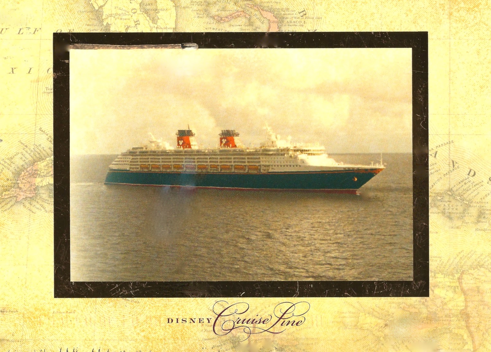 My Favorite Disney Postcards: Disney Cruise Line Ship