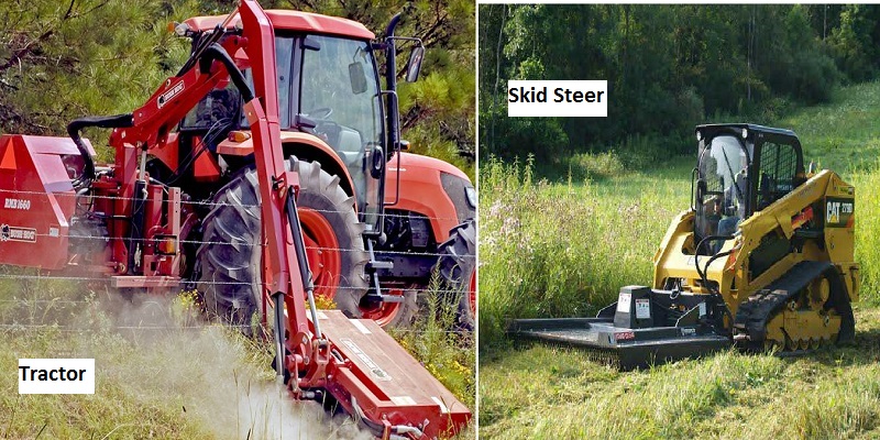 Happy's productblog.net: Skid Steer VS Tractor for Bush Hogging: Which ...