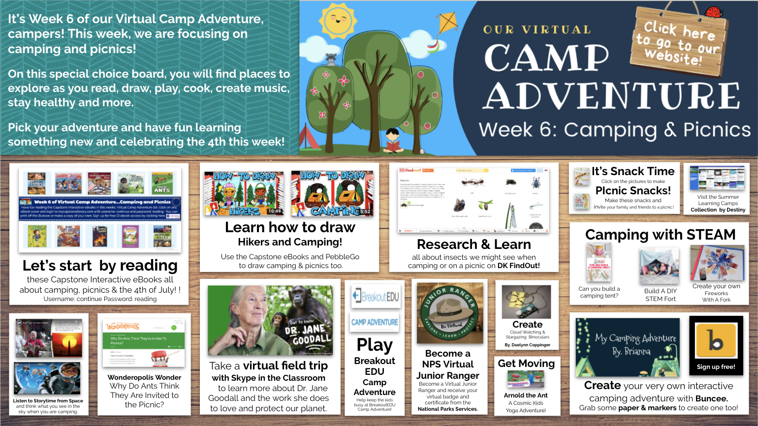 The Library Voice: Check out our Virtual Camp Adventure Collection by ...