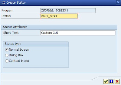 GUI Status & GUI Title - Dialog Program- SAP ABAP