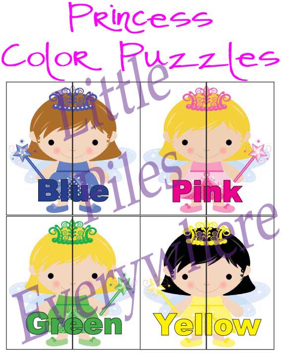 Little Piles Everywhere: Princess Theme Odds and Ends