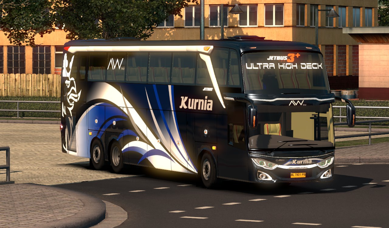 12 Mod bus jetbus 3 HD, HDD dan SHD ETS2 1.30 -1.31 - Euro truck ...