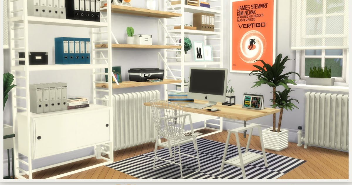 pqSim4 Faren Office. Sims 4 Custom Content.