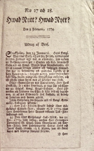 Heroínas: Anna Hammar-Rosén editora sueca en el siglo XVIII