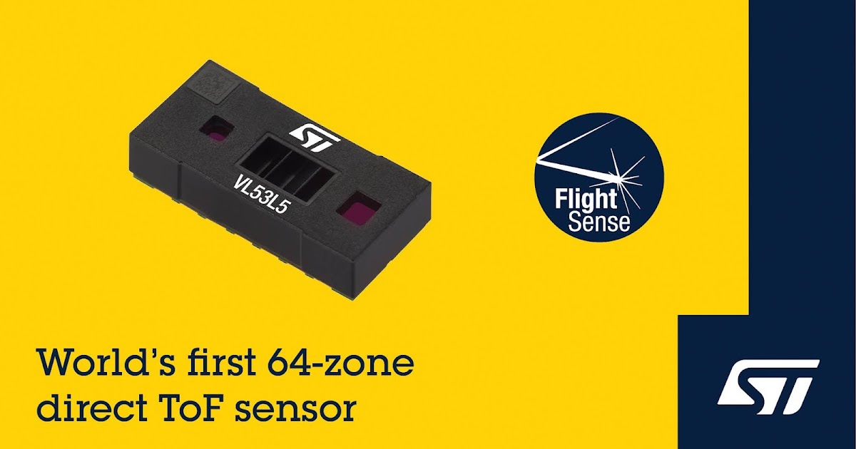 Image Sensors World: ST Announces 64-Point dToF Sensor