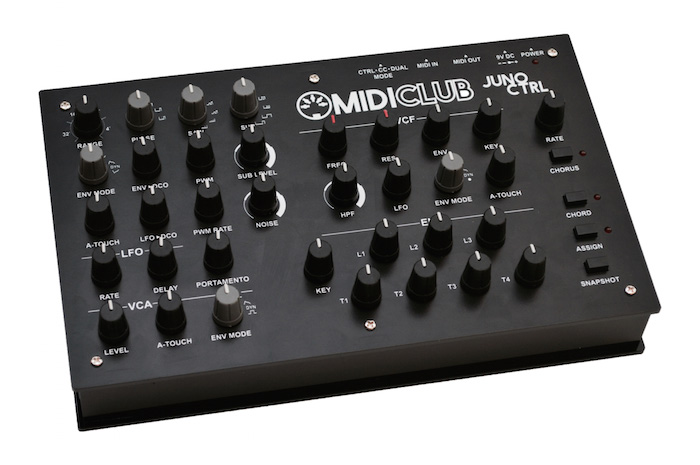 MATRIXSYNTH: MIDI Club JunoCTRL Knob Box for Roland Juno Series