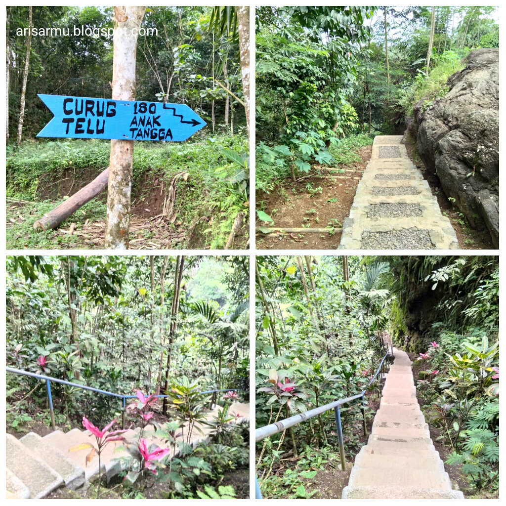 Curug Telu (waterfall), Karangsalam-Baturraden