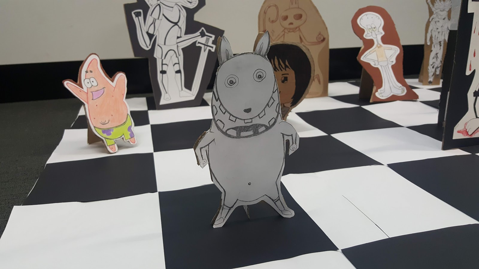Creative Art: Week 10 - Cartoon Standees