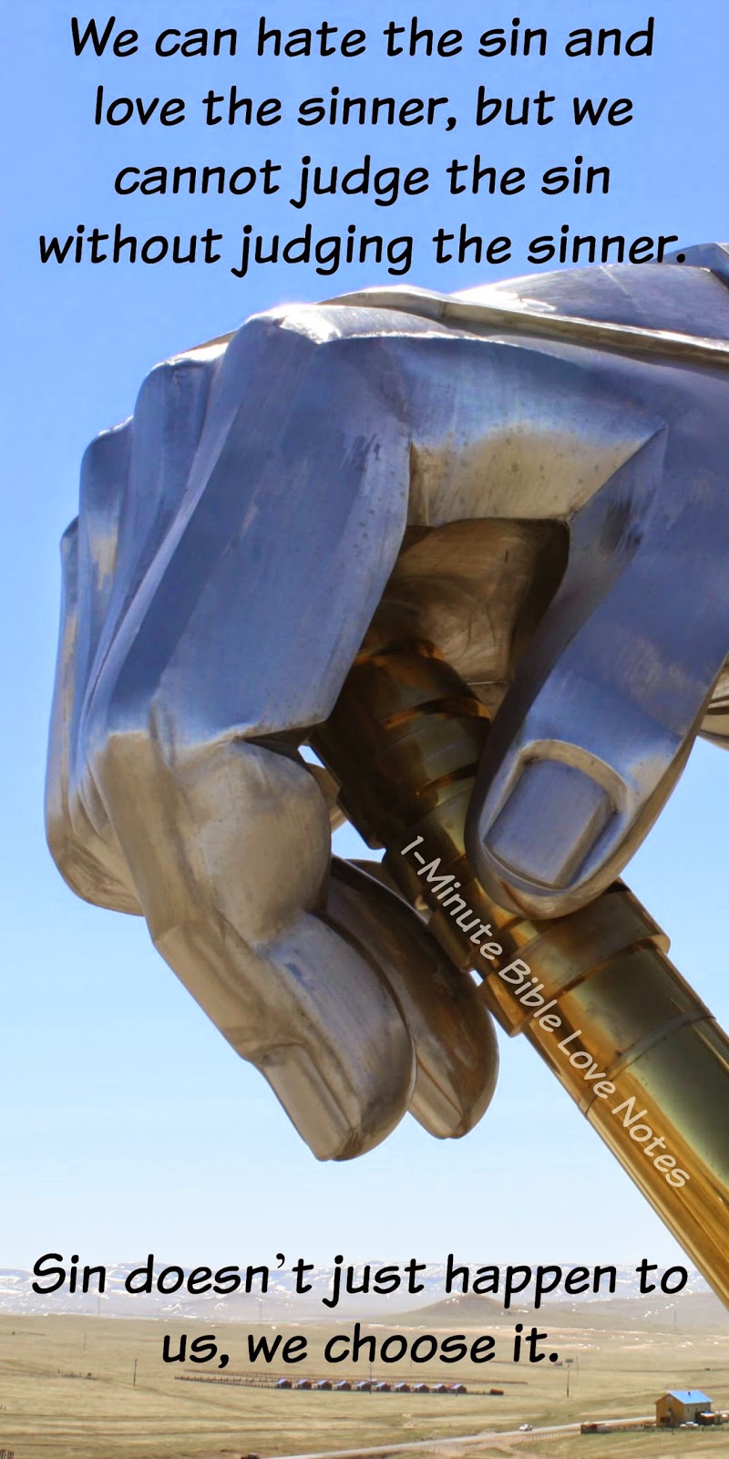 1-Minute Bible Love Notes: Judge the Sin, Not the Sinner