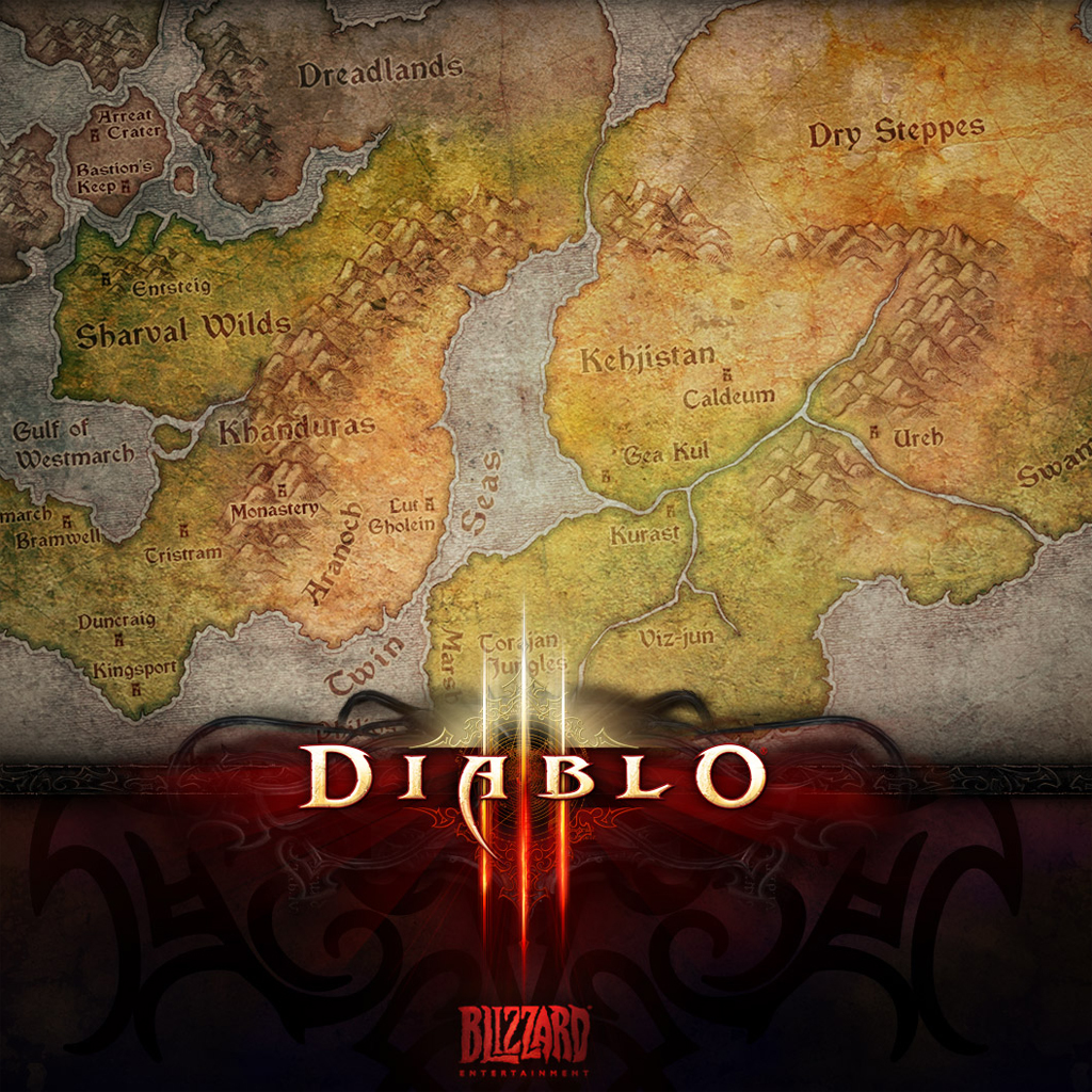 Diablo III - Map | Cool Wallpaper