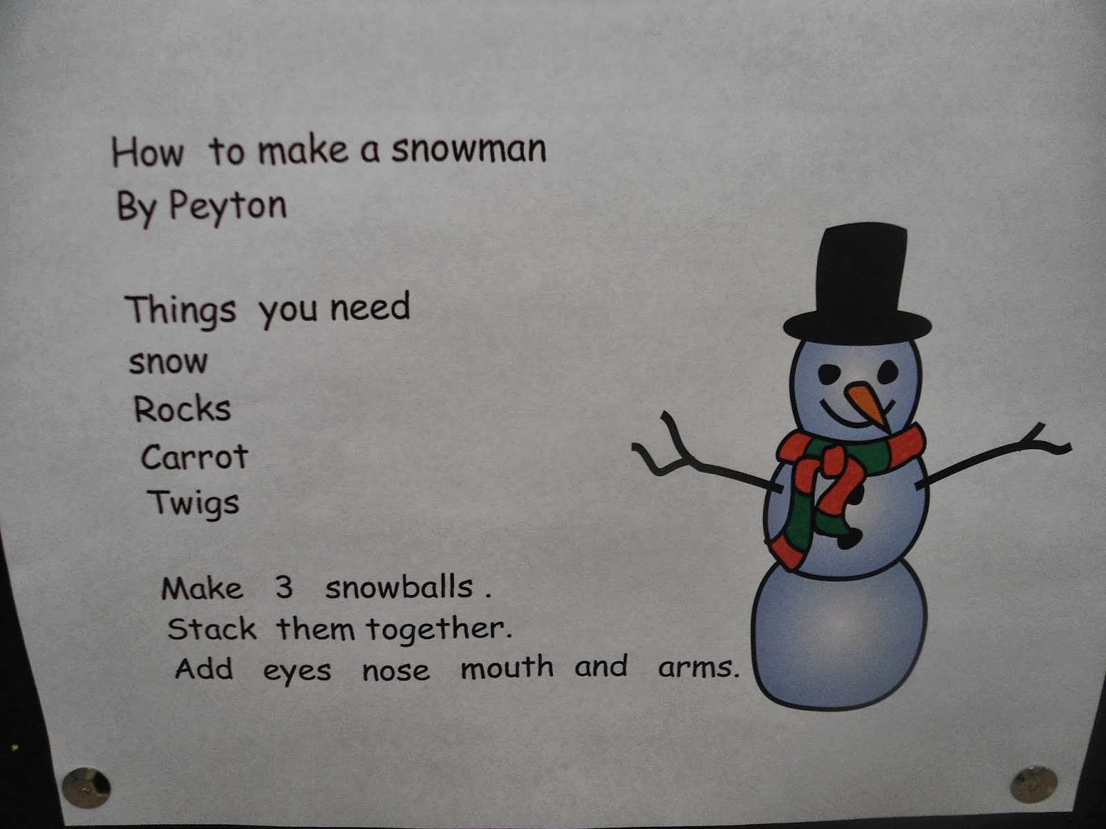 The Passionate Educator: a blog by Mrs. Obach: Procedural Writing