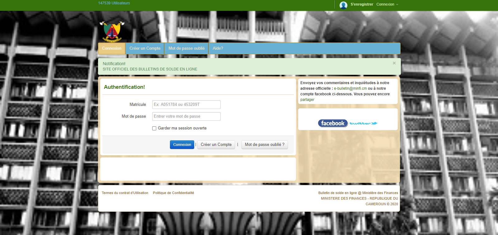 Download Ebulletin Minfi Payslips PDF Online in Cameroon 2023