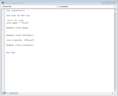 Code Cupboard: Creating and Using Classes With VBA