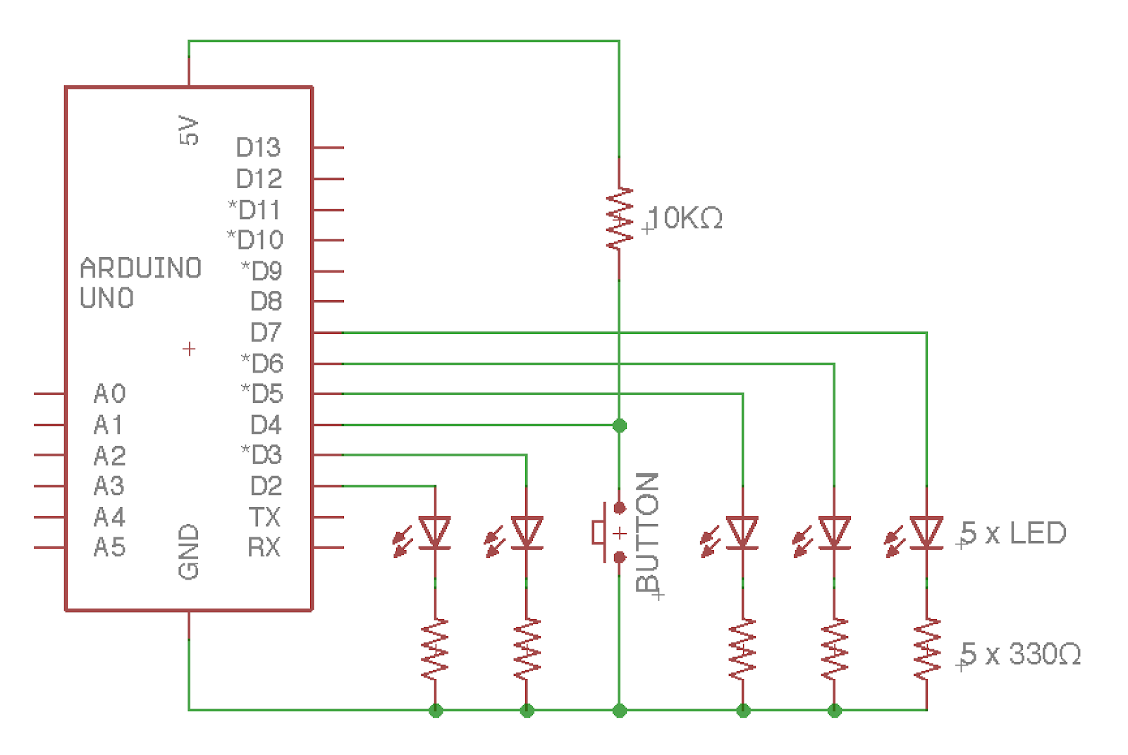 03 - Lampu Lalu Lintas Interaktif ~ Bluino Electronics
