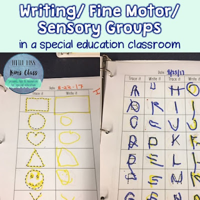 Little Miss Kim's Class: Writing/ Fine Motor/ Sensory Groups in a ...
