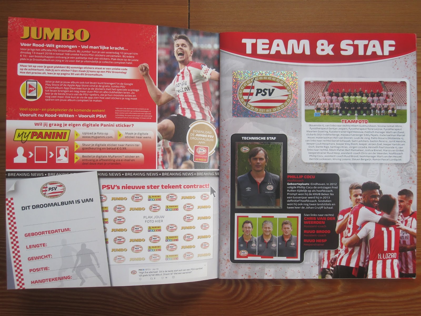 Only Good Stickers: Panini PSV Droomalbum 2018