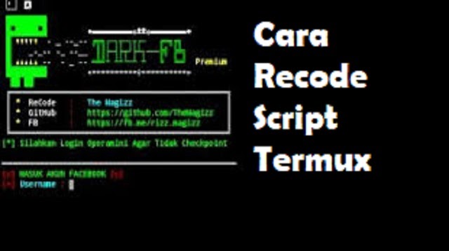 Cara Recode Script Termux 2022 - Sipulasia.com