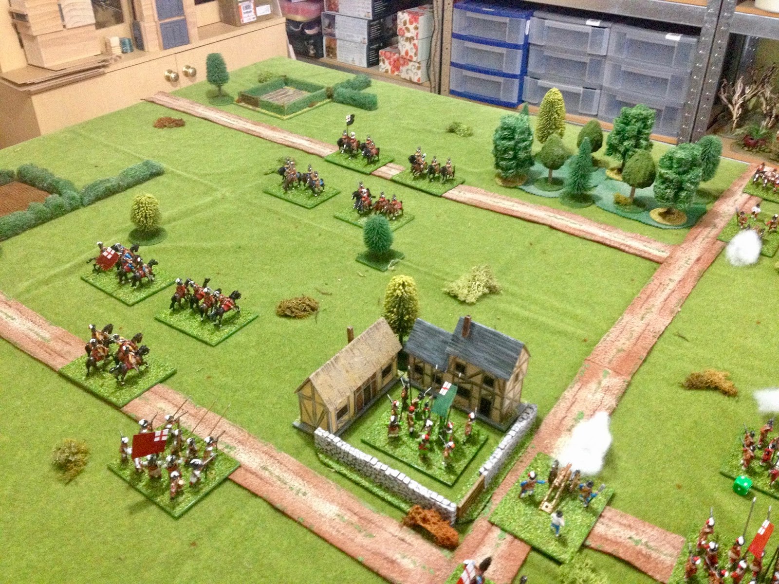 Grid based wargaming - but not always: ECW Campaign - Game 21