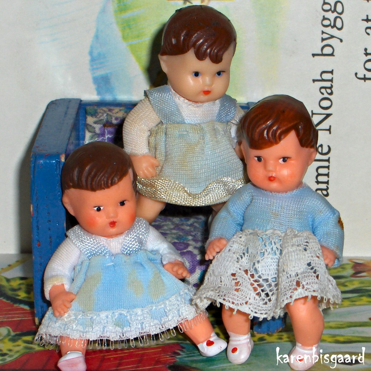 Karen`s Vintage Dolls Photography.: Ari baby dolls wearing the original ...