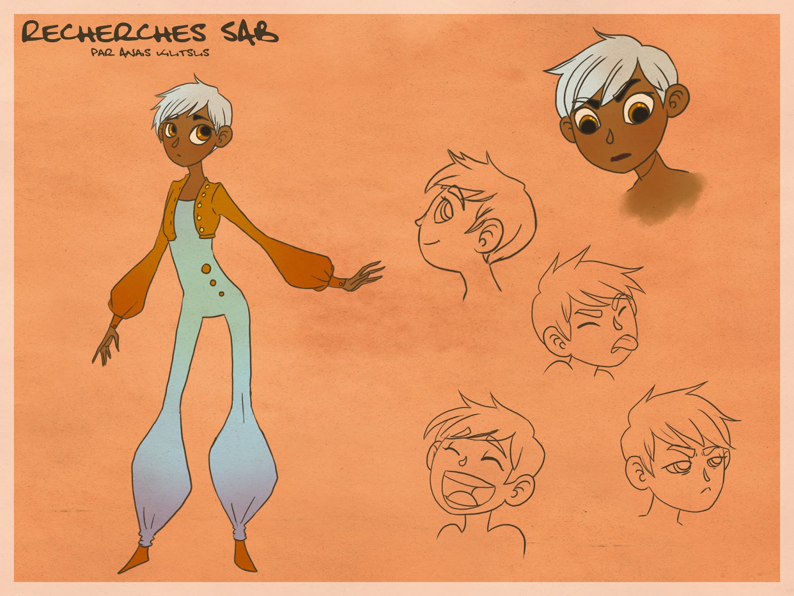 Saganaki: Chara-design