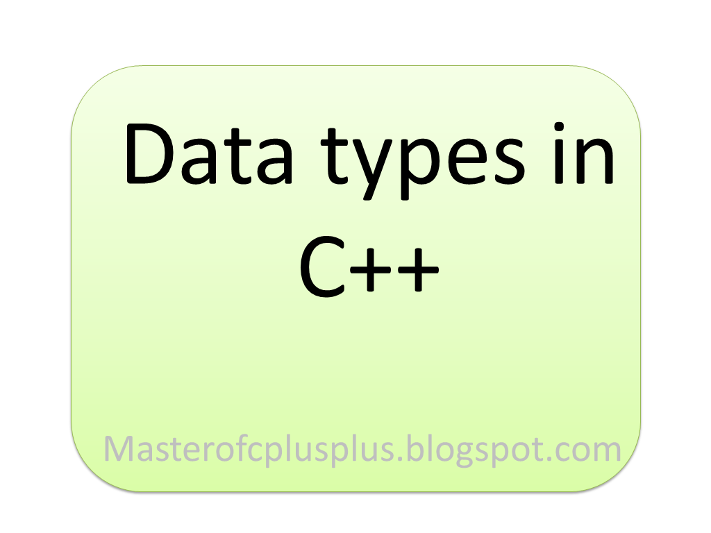 Different Data Types In C Programming Int Char Long Int Double Master Of Cplusplus